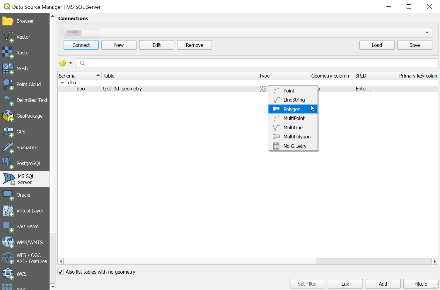 Data Source Manager Z And Zm Geometries Missing In Dropdown List · Issue 53633 · Qgisqgis