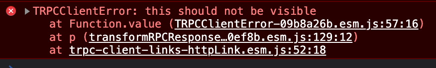 Redact error message for client for status 500 errors · trpc trpc · Discussion #2071 · GitHub