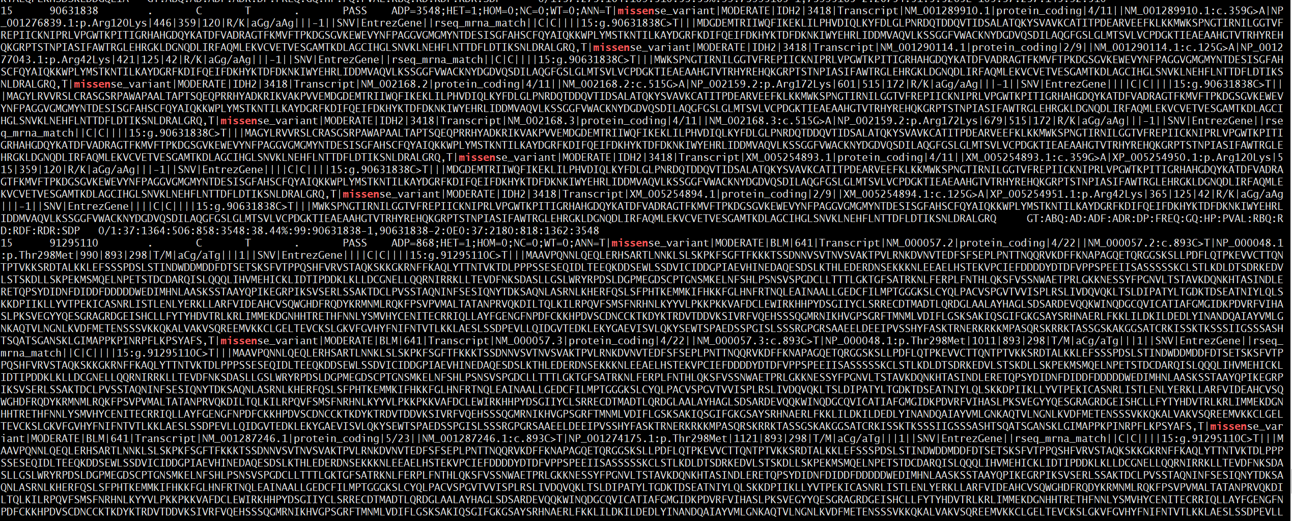 pvactools may not identify missense variants corretly · Issue #611 · griffithlab/pVACtools · GitHub