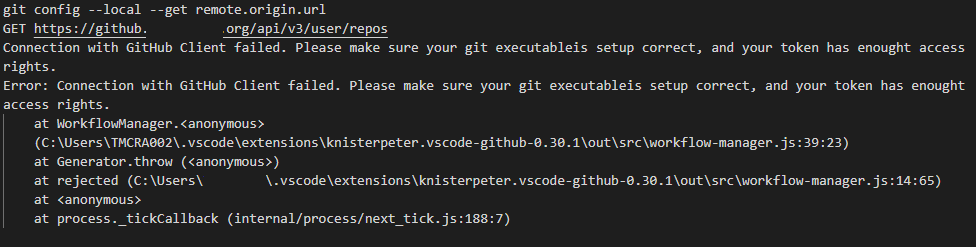 Setup/Update tokens should not require reload · Issue #395 · KnisterPeter/vscode-github · GitHub
