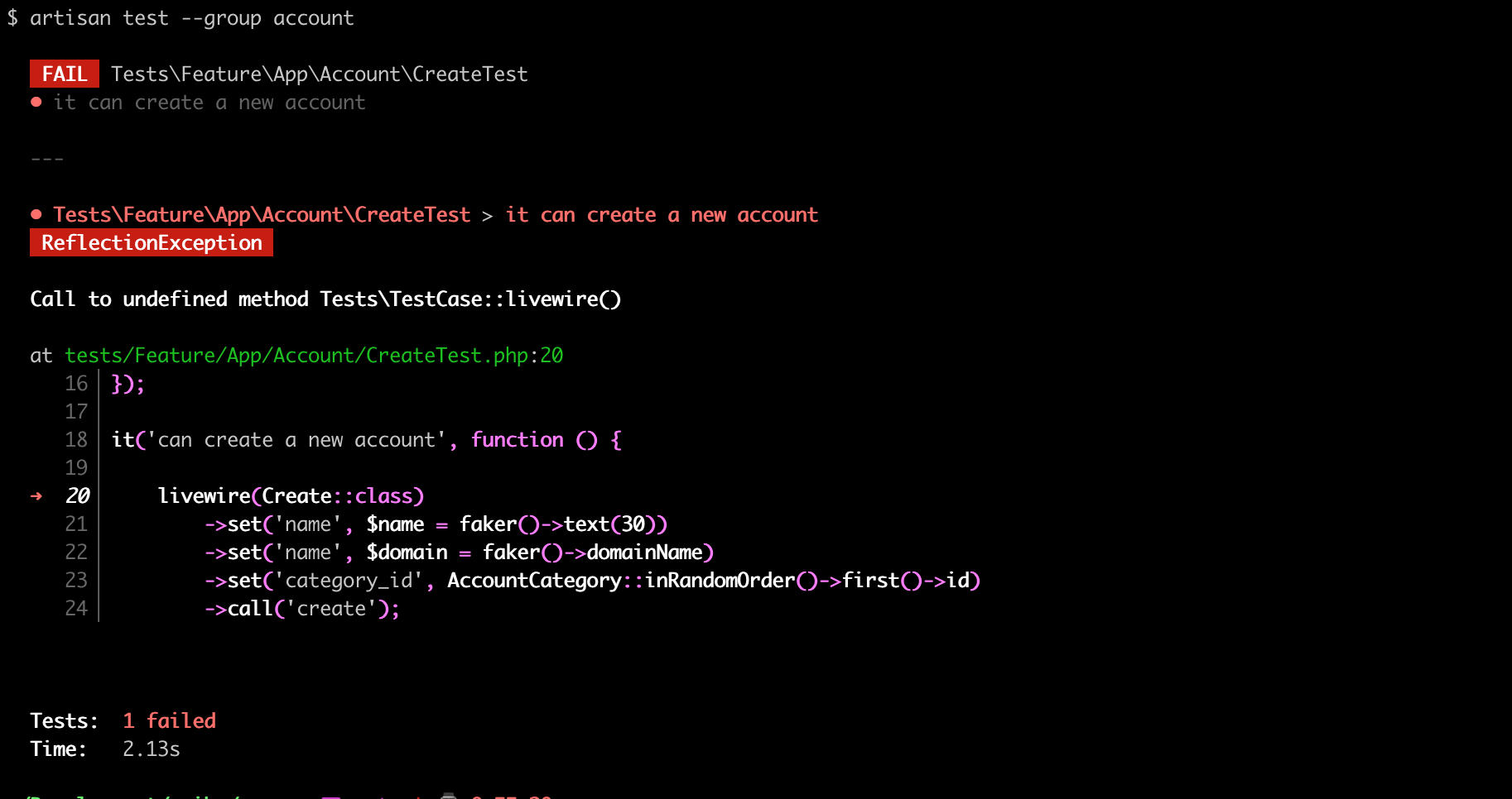 Pest Livewire Plugin not working · Issue #96 · pestphp/pest · GitHub