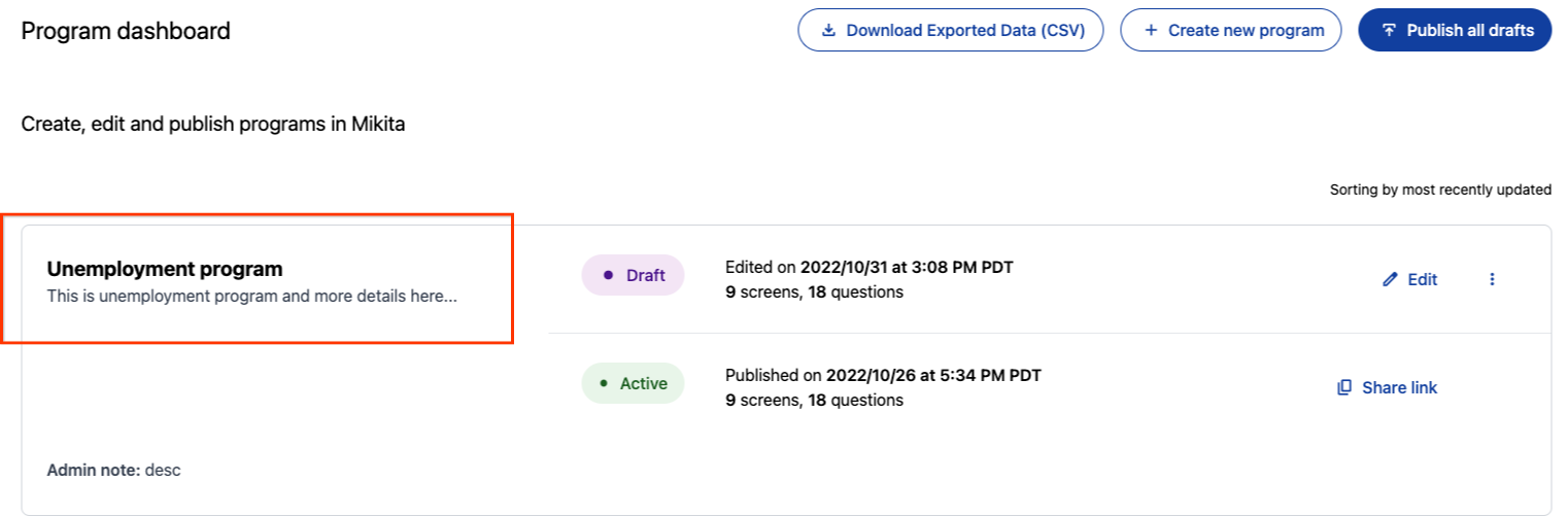 Show applicant-facing program name and description on program edit page · Issue #3741 · civiform ...
