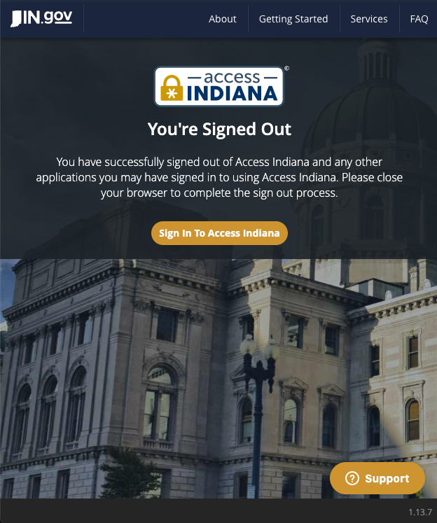 Logout does not logout from Access Indiana · Issue #3863 · civiform ...