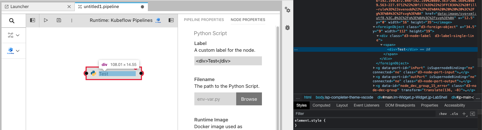 Pipeline properties validation should prevent HTML/script injection · Issue #1921 · elyra-ai ...