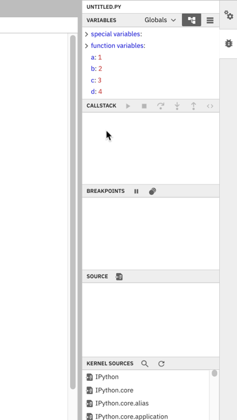 Debugger side bar not minimized when disabling the debugger · Issue #13018 · jupyterlab ...