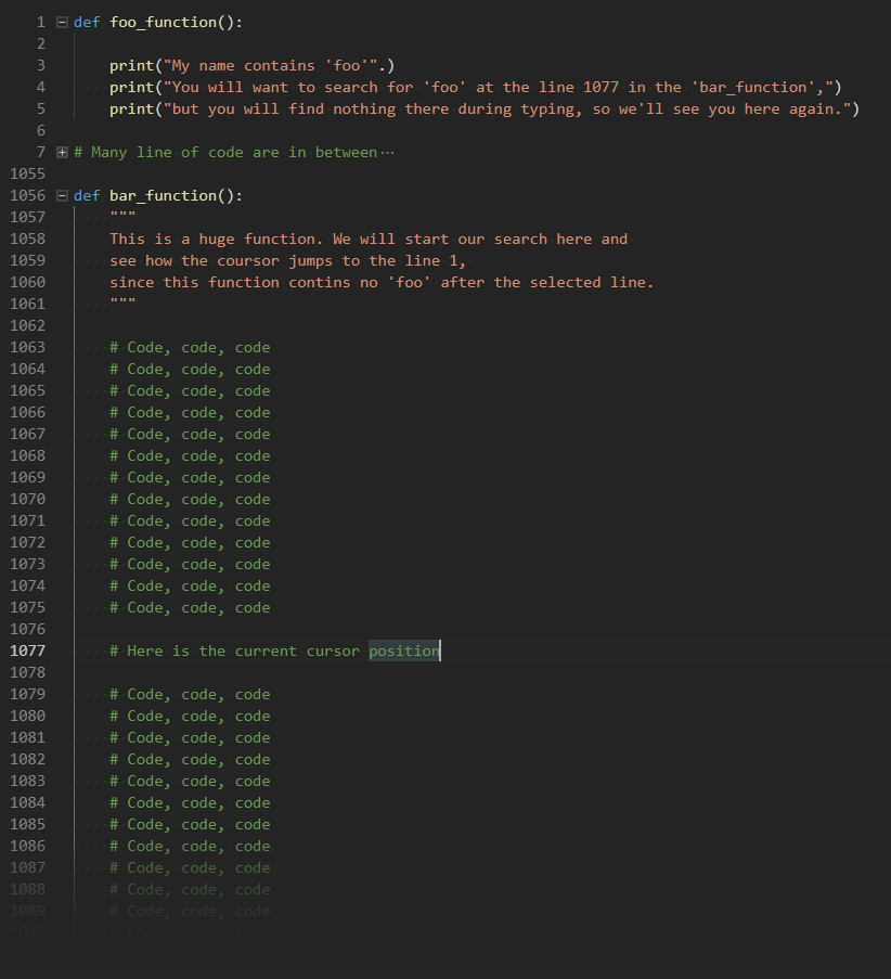 Allow to disable incremental search · Issue #65286 · microsoft/vscode ...