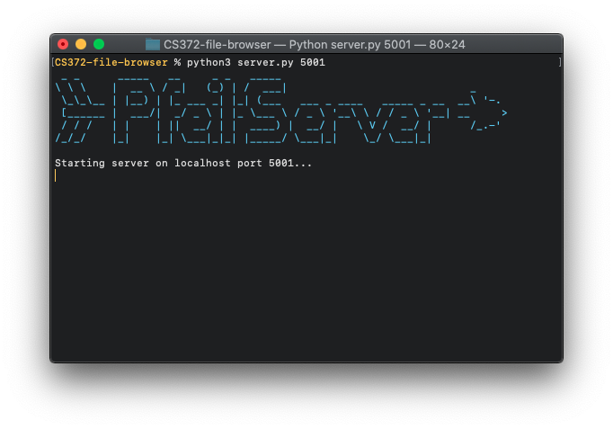 GitHub - julianfortune/CS372-file-browser: An extra credit project from CS 372 Fall 2019 at ...