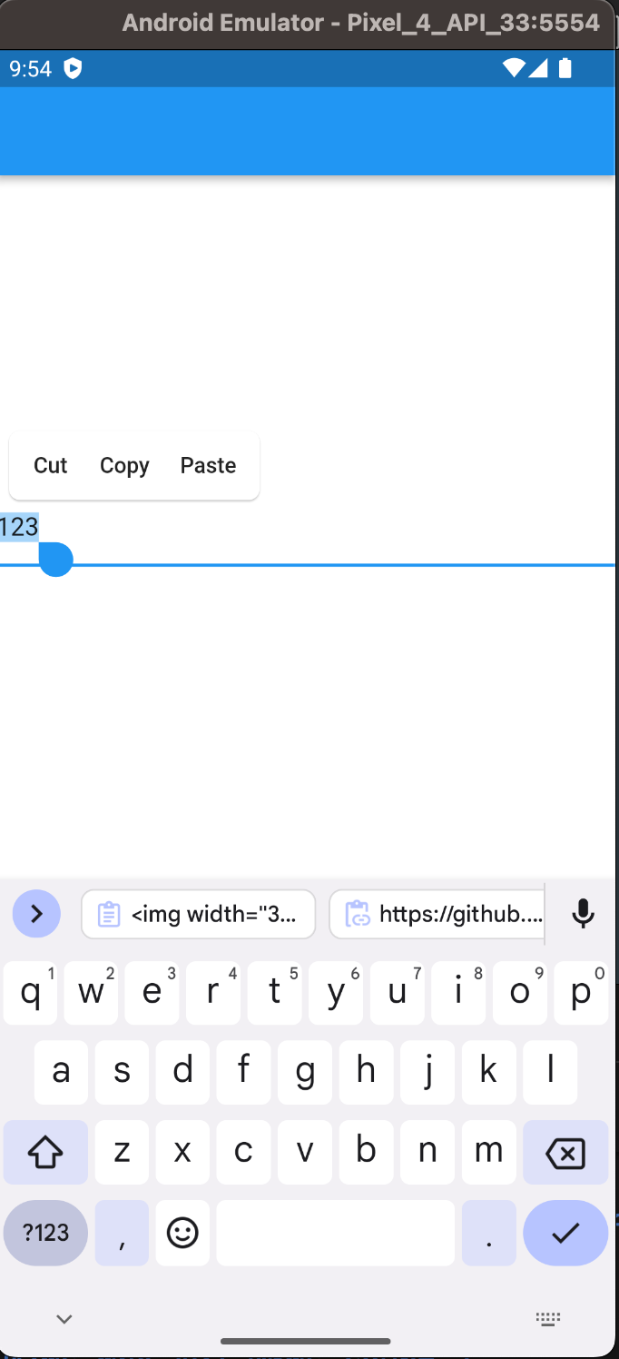 The property selectionHandleColor not work as intended · Issue #136198 · flutter/flutter · GitHub