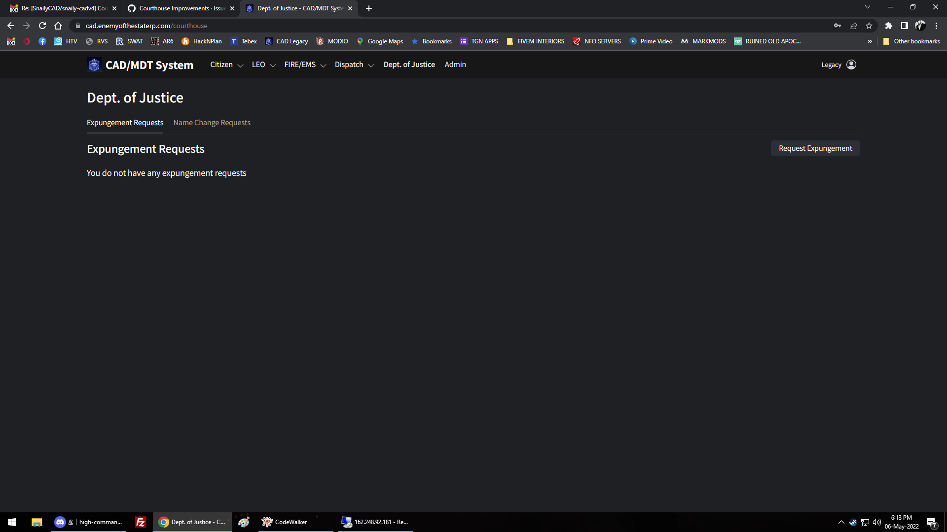 Courthouse Improvements · Issue #732 · SnailyCAD/snaily-cadv4 · GitHub