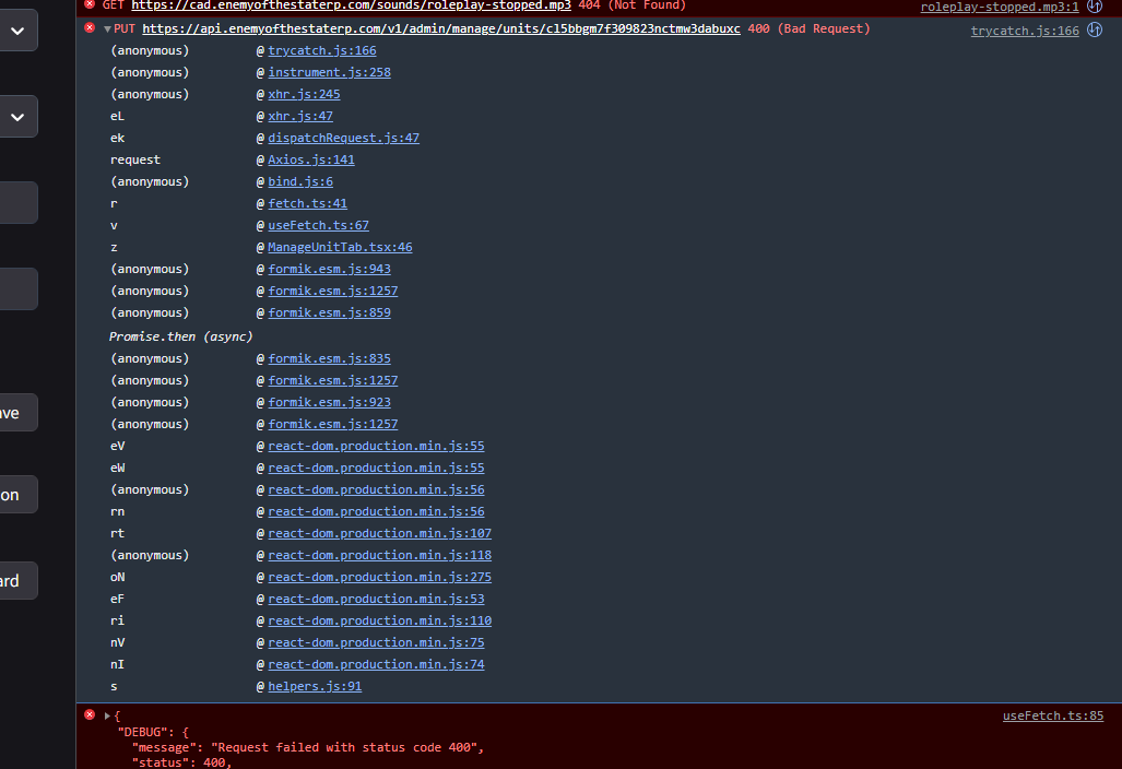 Ccannot edit units on Manage Units it will not save · Issue #1225 · SnailyCAD/snaily-cadv4 · GitHub
