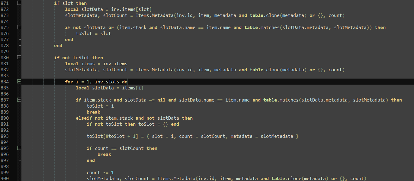 export AddItem issue: bad 'for' limit (number expected, got nil) · Issue #1223 · overextended/ox ...