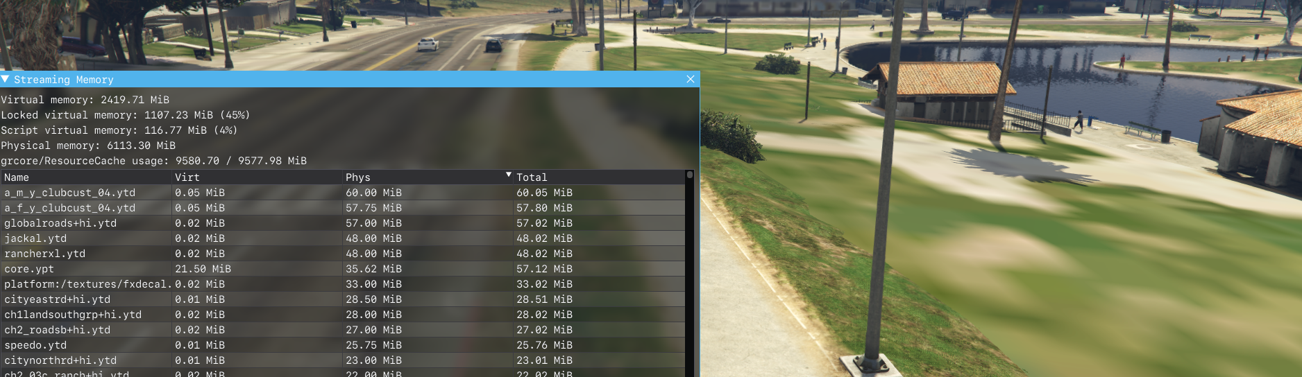 Additional MB "cache buffer" for grcore/ResourceCache? · Issue #1978 · citizenfx/fivem · GitHub