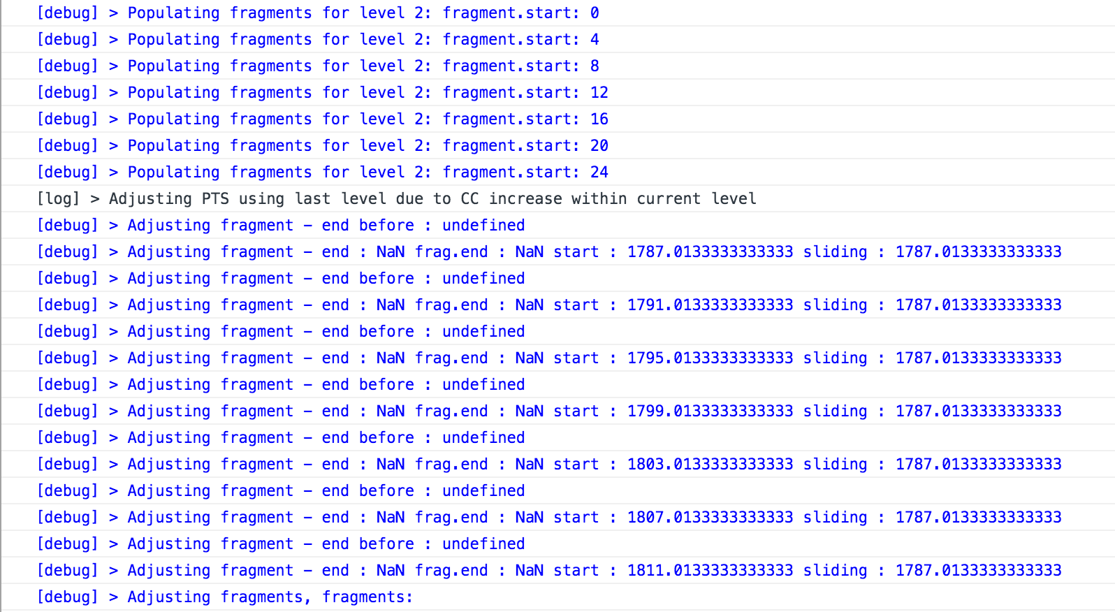 Live stream stalls with "playback stalling in low buffer" · Issue #1172 · video-dev/hls.js · GitHub