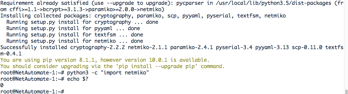 Issue installing Netmiko in GNS3 on a Network Automation docker container · Issue #871 · ktbyers ...