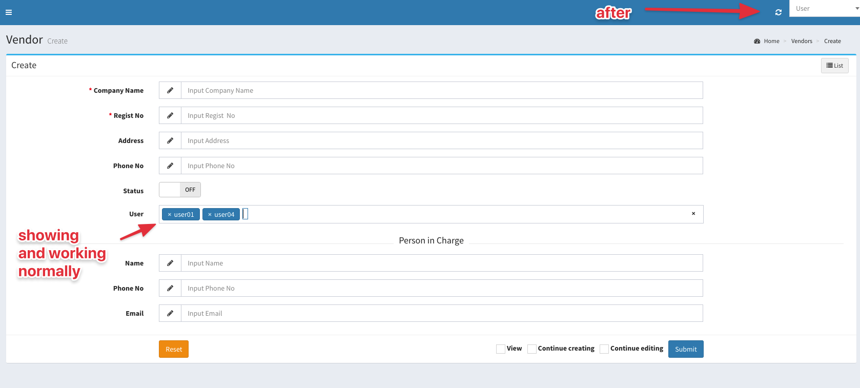 Multipleselect showing a duplicate at top right corner · Issue #4931 · z-song/laravel-admin · GitHub