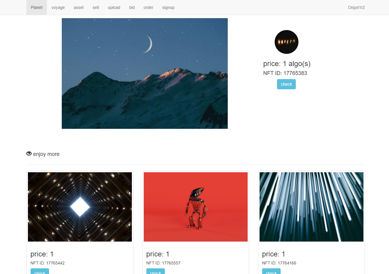 GitHub - fromddy/Planet-Algorand-with-NFT