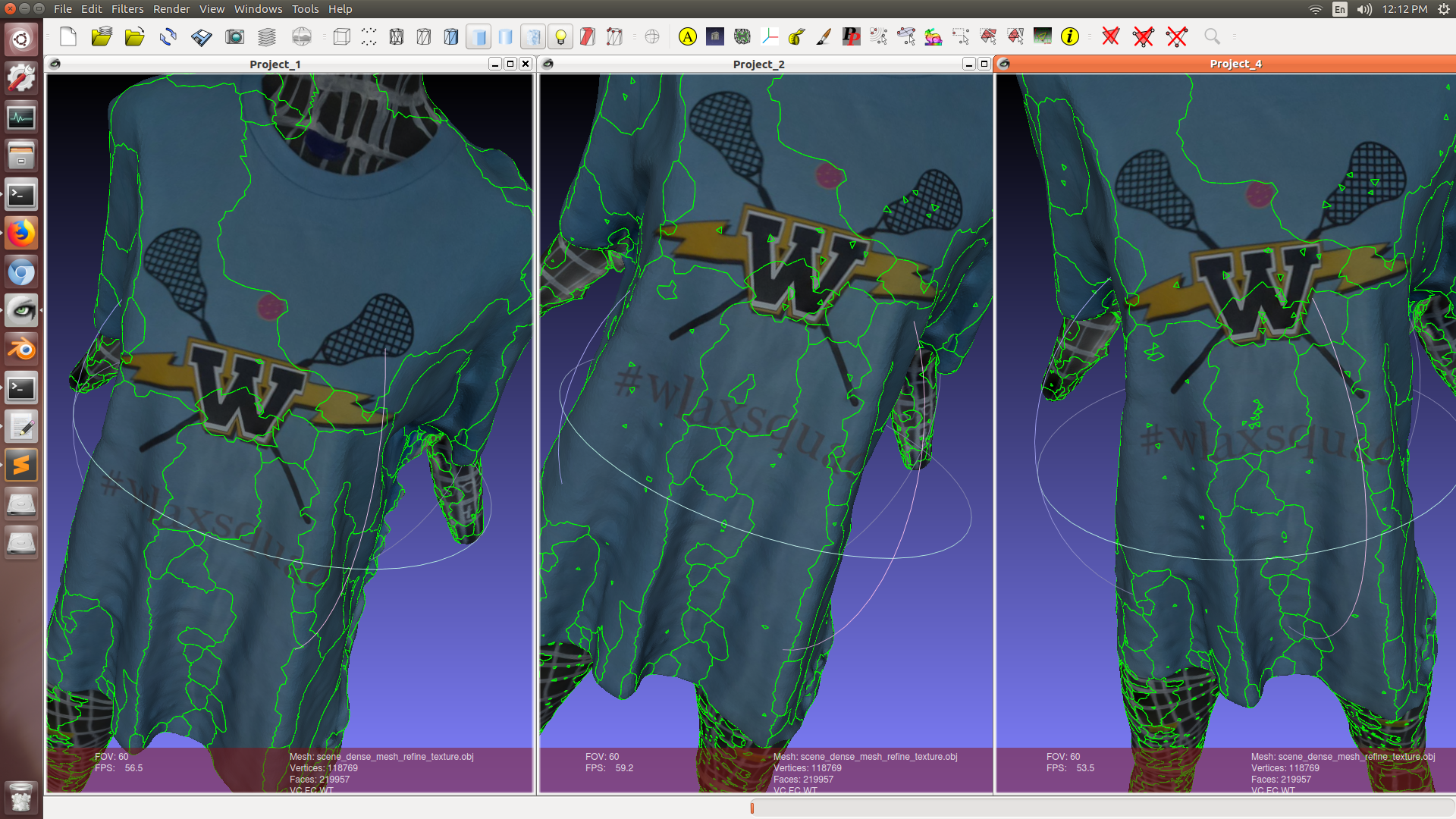 Fragmented faces in texture mapping cause blurriness and texture error · Issue #331 · cdcseacave ...