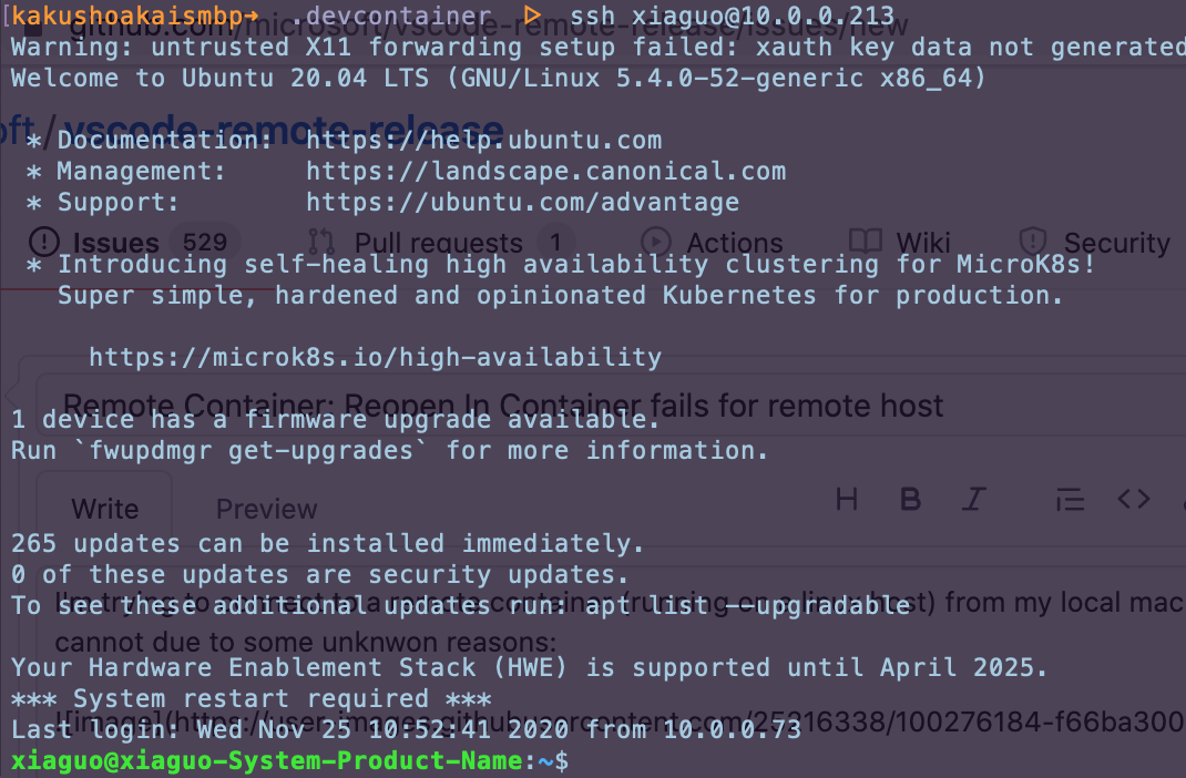 Remote Container: Reopen In Container fails for remote host · Issue #4076 · microsoft/vscode ...