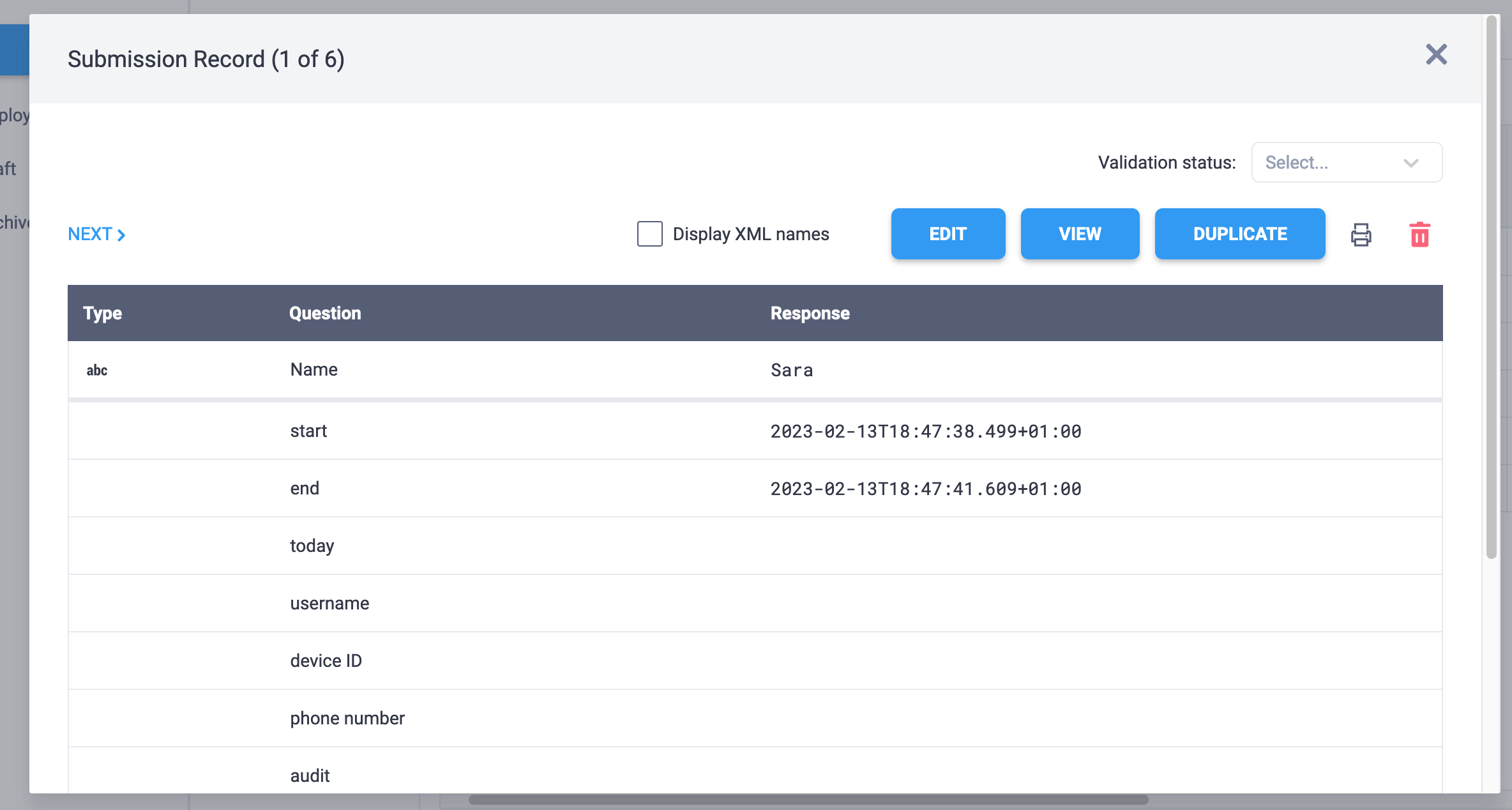 Hidden question type is not displayed in Single Submission View · Issue ...