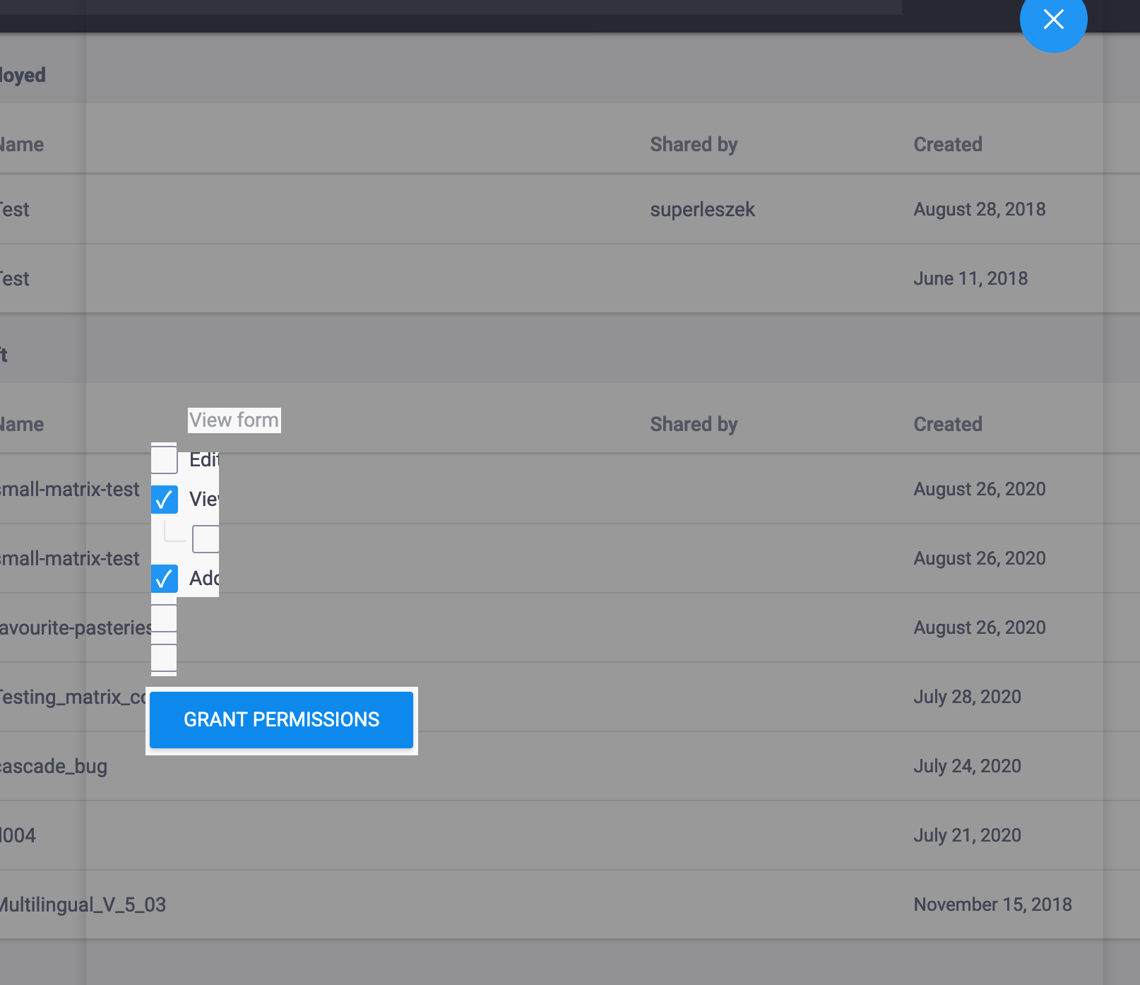 Weird visual glitch with modals · Issue #2799 · kobotoolbox/kpi · GitHub