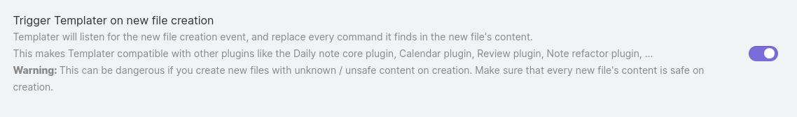 When filename-heading-sync plugin is enabled, Templater stops triggering on new file creating ...