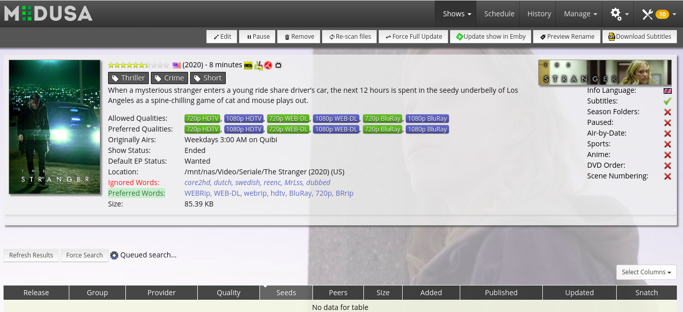 Unable to search show because (US) in name. · Issue #8351 · pymedusa/Medusa · GitHub