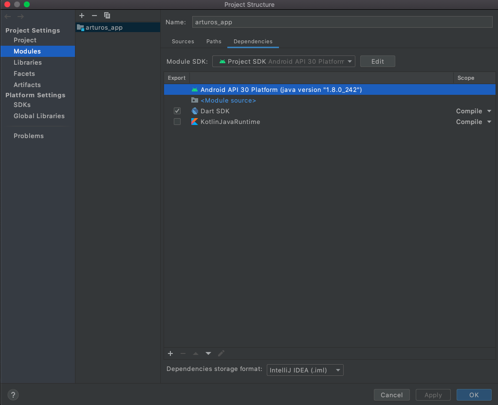 Unable to run flutter from Android Studio- Entry point isn't within current project · Issue ...