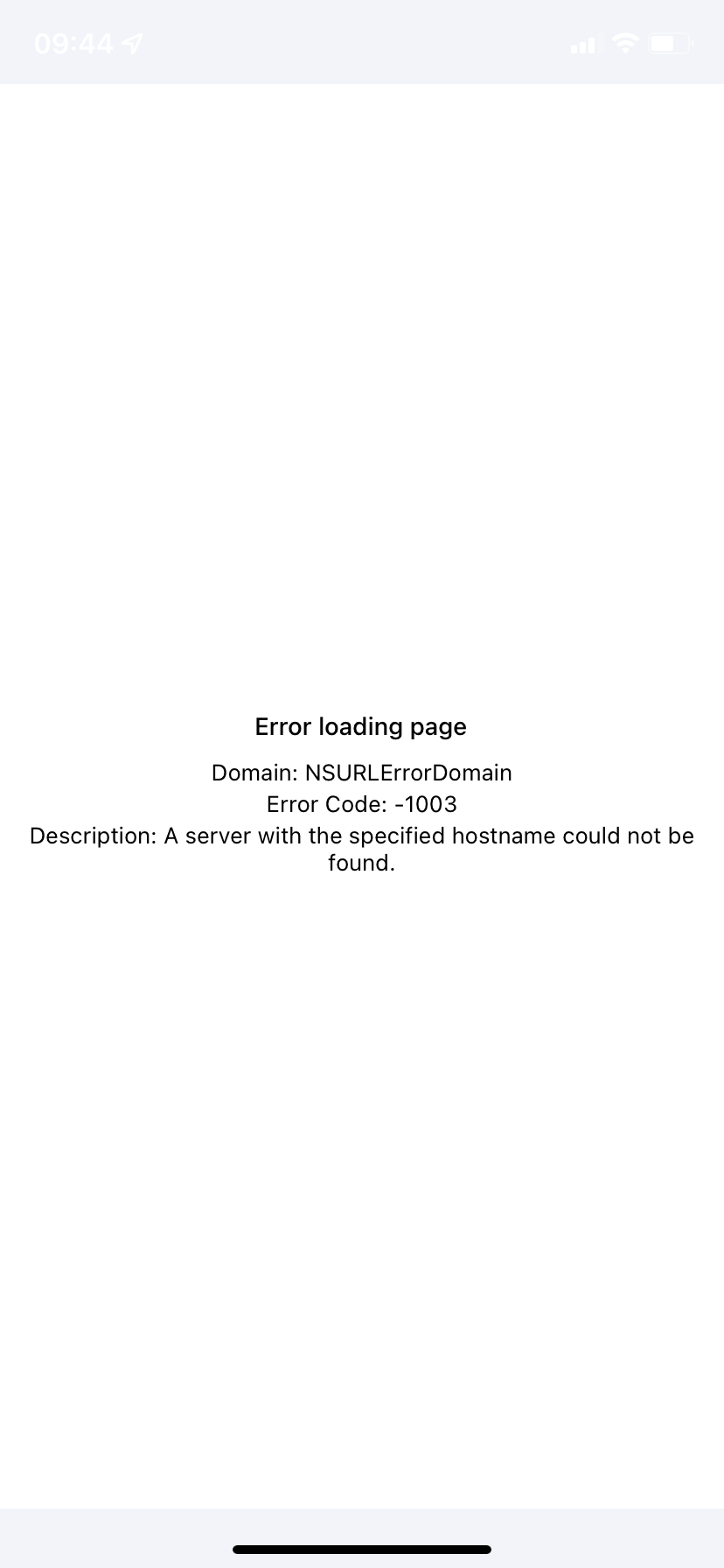 ios-eas-error-loading-page-domain-nsurlerrordomain-error-code