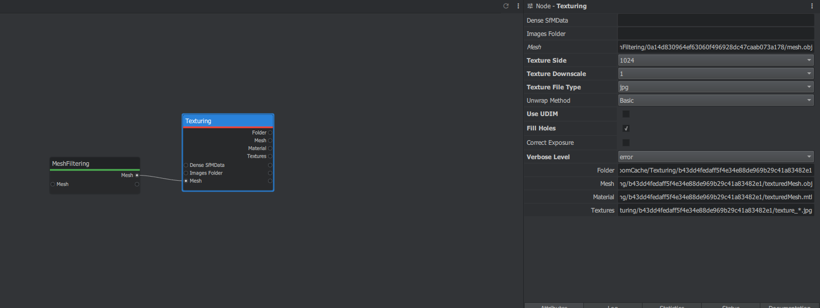 UV unwrap using Meshroom · Issue #1511 · alicevision/Meshroom · GitHub