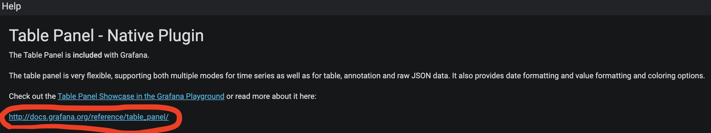 Broken Docs link in help section of Graph and Table panel · Issue #21237 · grafana/grafana · GitHub