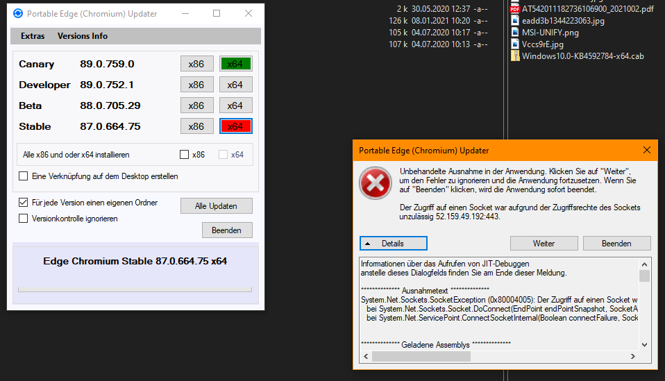 Remote Server are offline · Issue #8 · UndertakerBen/PorEdgeUpd · GitHub