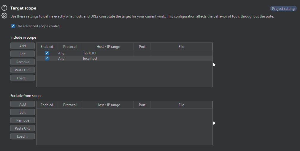 Add filter for Project Scope settings · Issue #189 · nccgroup/LoggerPlusPlus · GitHub
