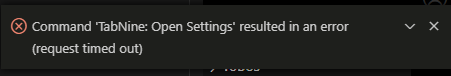 Error: Request timed out · Issue #126 · codota/tabnine-vscode · GitHub