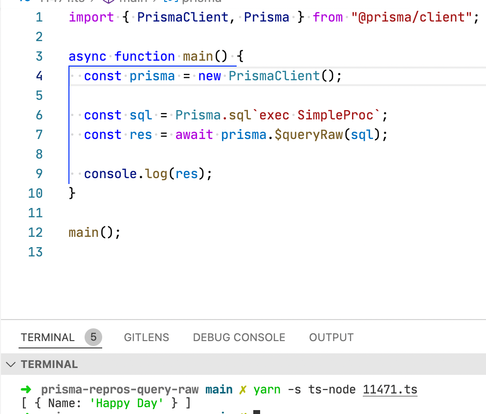 Sql Server Exec Stored Procedure · Issue #11471 · prisma/prisma · GitHub
