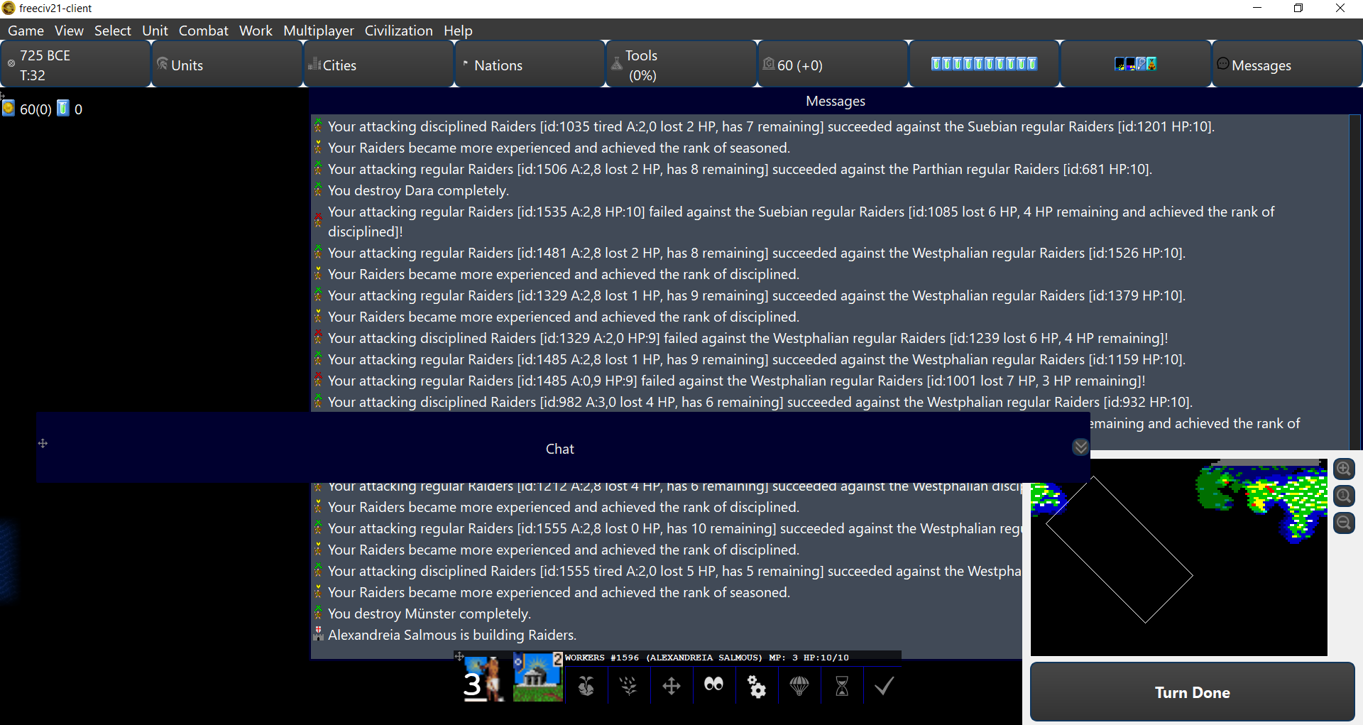 Not really a bug but... Clumsy screen management · Issue #1357 · longturn/freeciv21 · GitHub