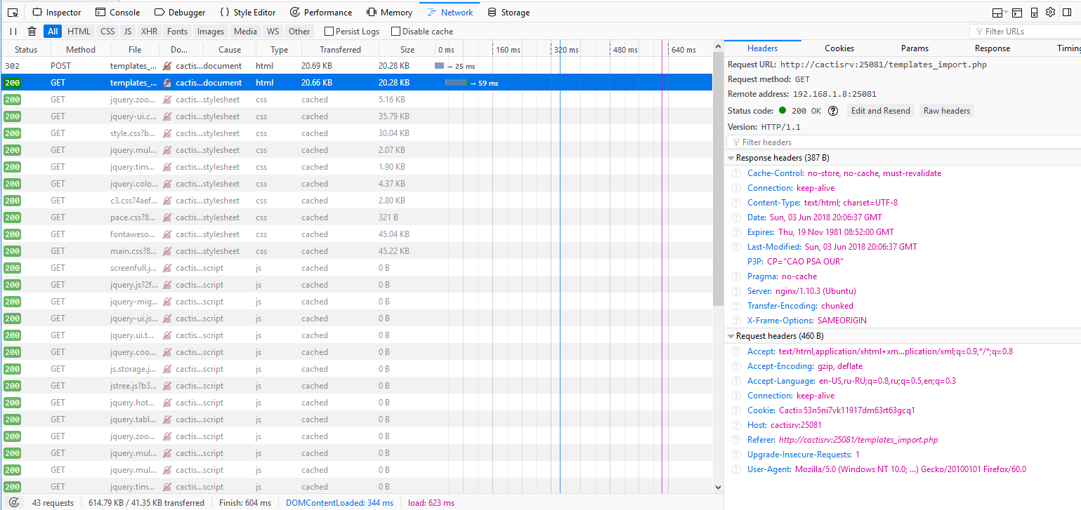When importing, ensure temporary folder has write access · Issue #1651 · Cacti/cacti · GitHub