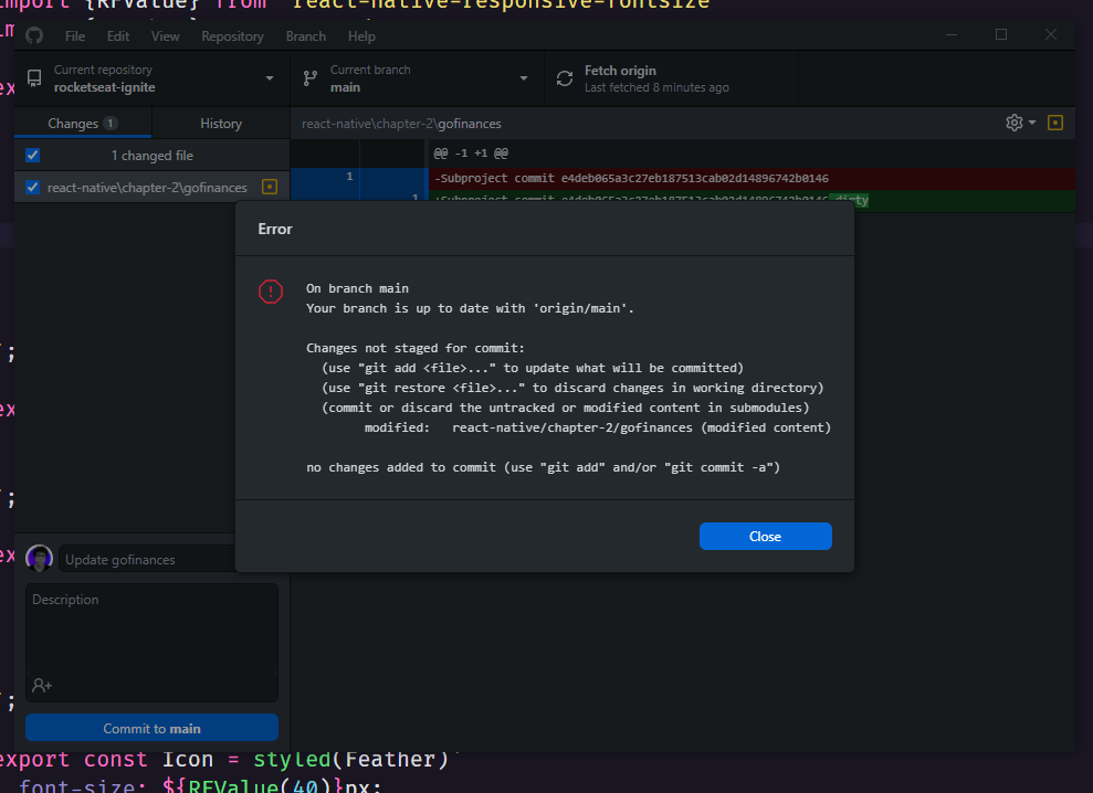 Commit bug, duplicating the first letter · Issue #12314 · desktop ...