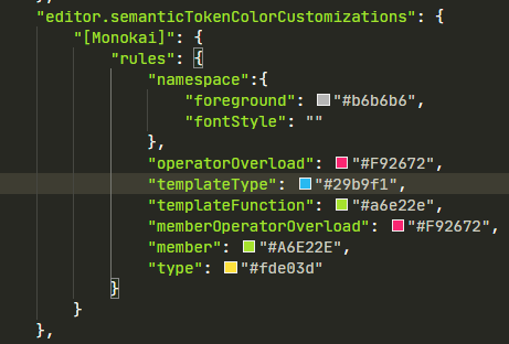 Hover window semantic token colouring · Issue #105892 · microsoft/vscode · GitHub