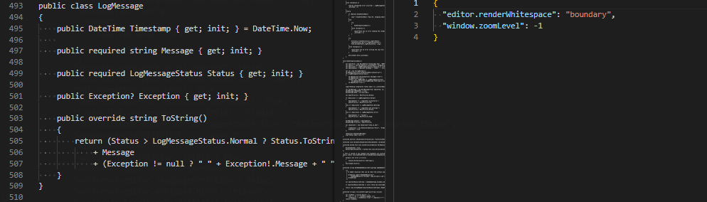 Rendered whitespace characters non-uniform · Issue #174058 · microsoft ...