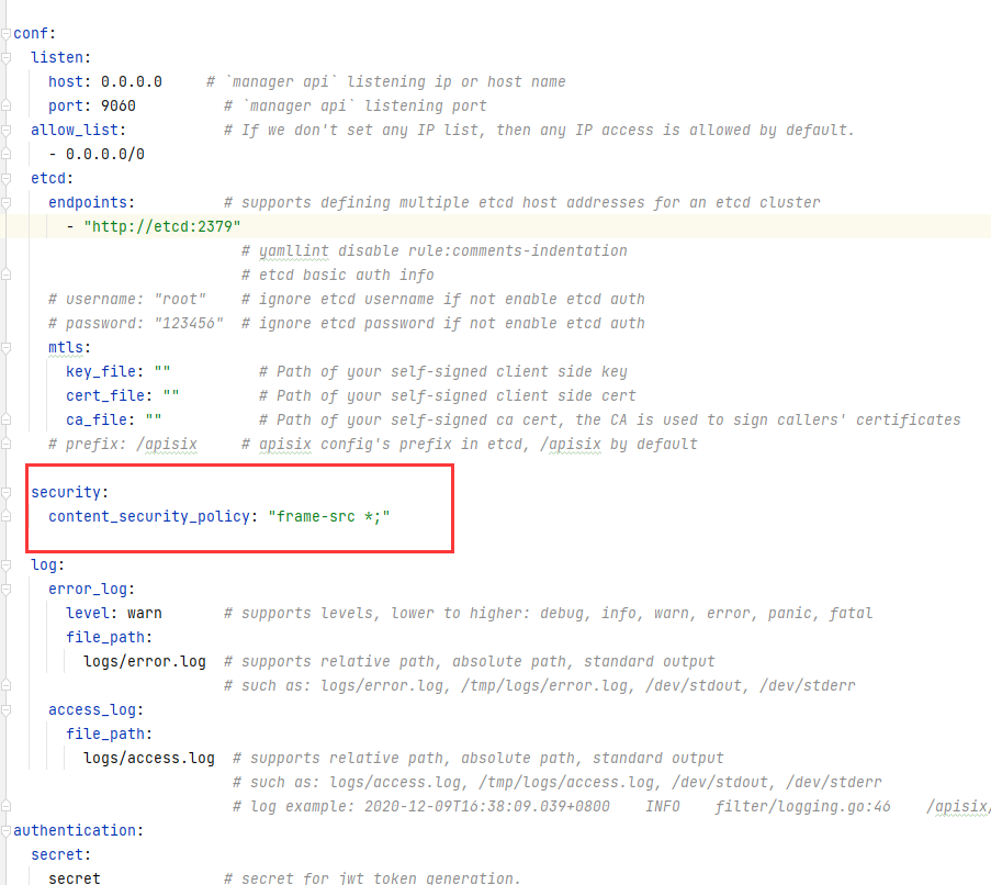 嵌入的Grafana无法正常显示（被CSP阻止） · Issue #2492 · apache/apisix-dashboard · GitHub
