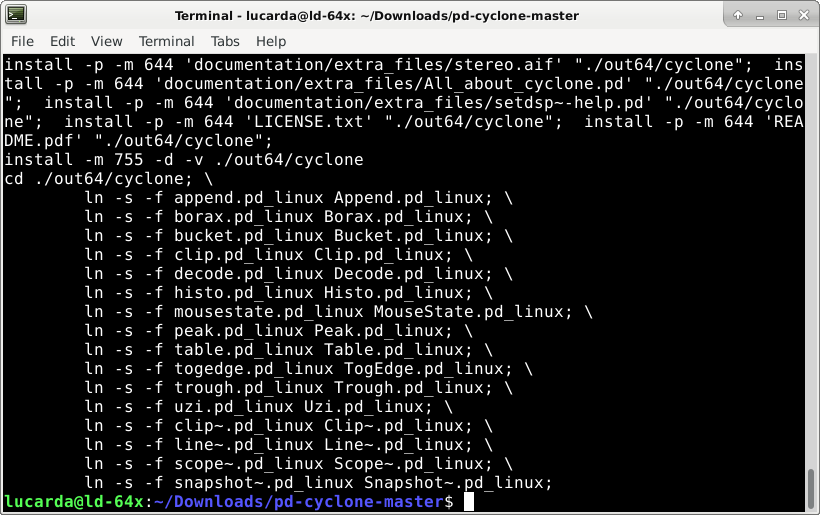 Capital letters aliases in Linux · Issue #553 · porres/pd-cyclone · GitHub