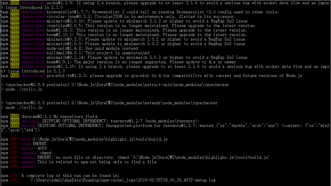 请问这个 typechecker 是什么？ · Issue #191 · doramart/DoraCMS · GitHub