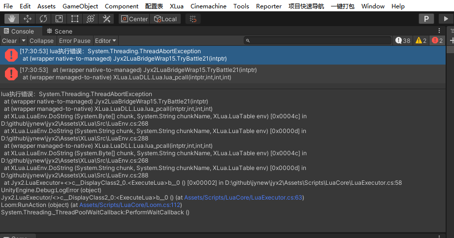 【bug】启动游戏概率触发xlua报错 · Issue #451 · jynew/jynew · GitHub