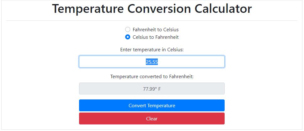 GitHub - sbfffnico/temperatureConverter: Simple site converting ...