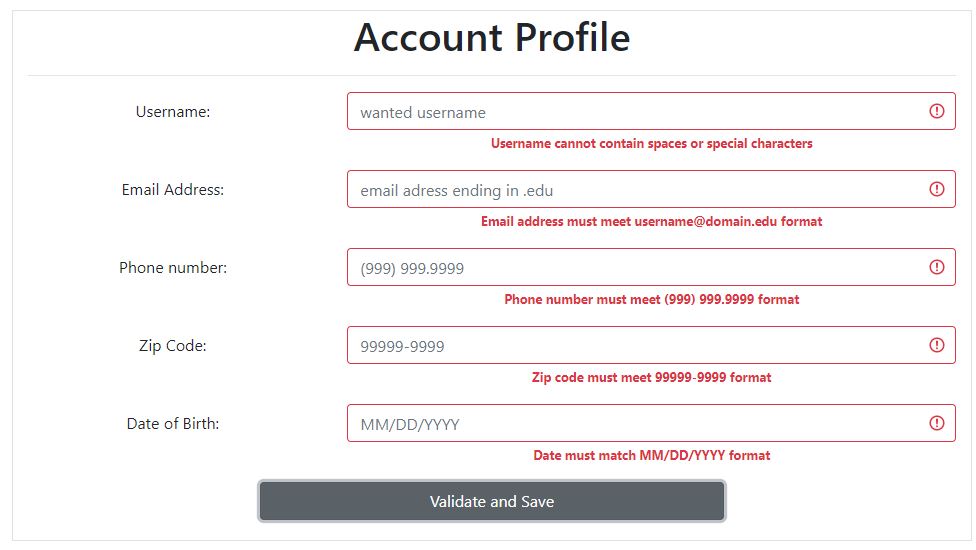 GitHub - sbfffnico/accountProfileValidation: Project to validate ...