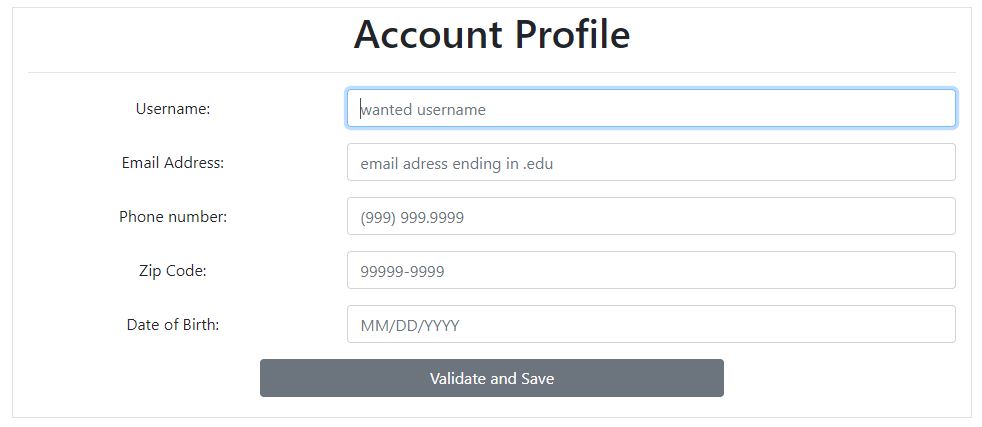 GitHub - sbfffnico/accountProfileValidation: Project to validate ...