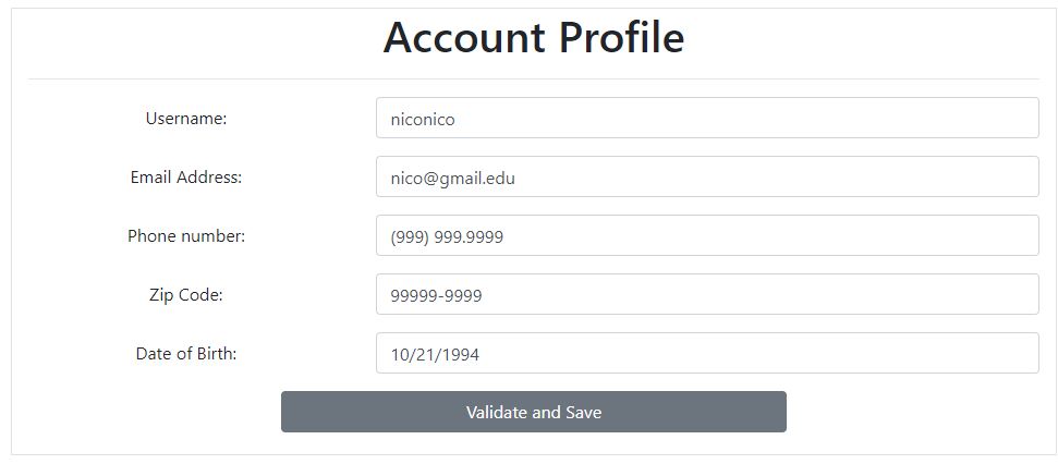 GitHub - sbfffnico/accountProfileValidation: Project to validate ...