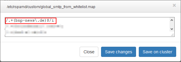 Rspamd White-/Blacklisting not working anymore? · Issue #2447 · mailcow/mailcow-dockerized · GitHub