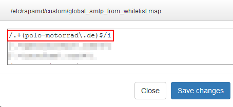 Rspamd White-/Blacklisting not working anymore? · Issue #2447 · mailcow/mailcow-dockerized · GitHub