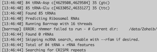 nhmmer failed to run · Issue #398 · tseemann/prokka · GitHub